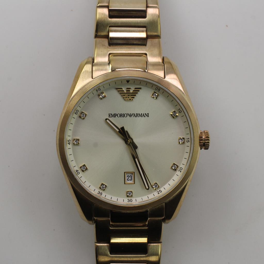 Emporio Armani Classic Gold Tone Watch | Property Room