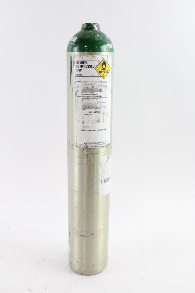 Empty Oxygen Tank (No Valve/Regulator) | Property Room