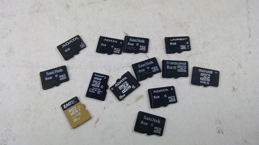 EmTec And More MicroSDHC Card Bulk Lot, 13 Pieces | Property Room