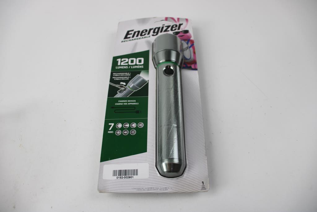 Energizer Rechargeable 1200 Lumen Flashlight | Property Room