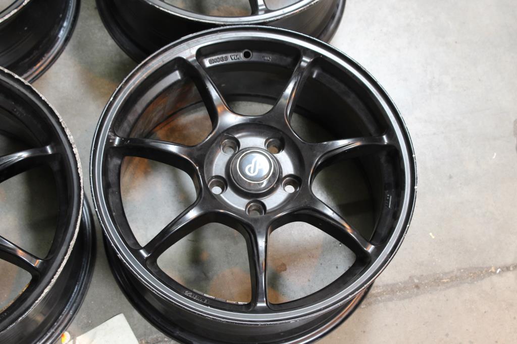 Enkei 17" Black Rims, 4 Pieces | Property Room