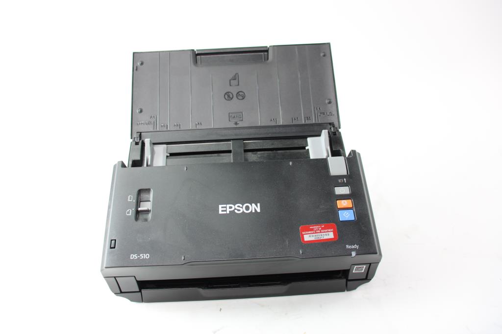 Epson WorkForce DS-510, J341A, Black | Property Room