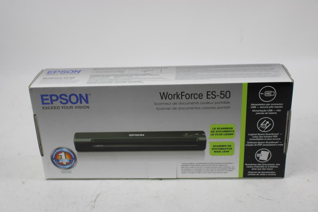 Epson WorkForce ES-50 Portable Document Scanner | Property Room