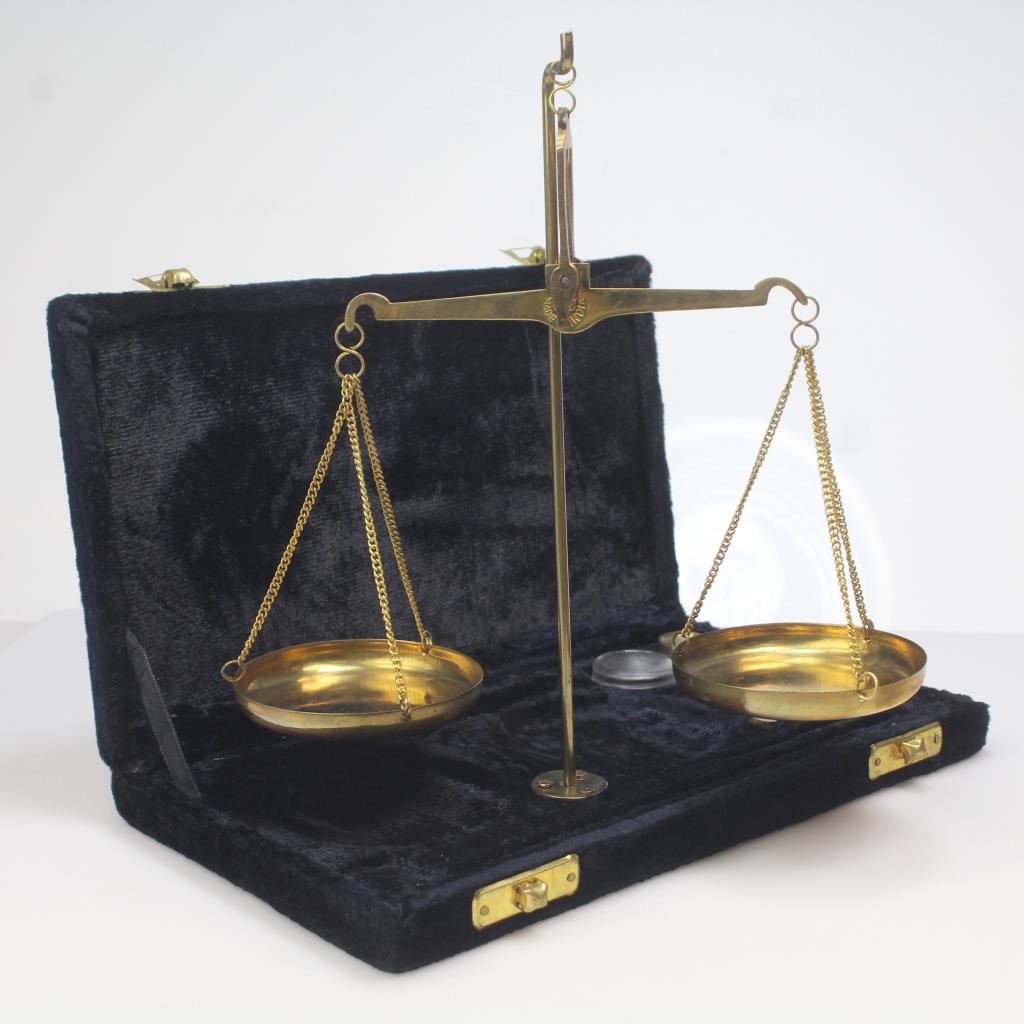 Equal Arm English Coin Scale | Property Room
