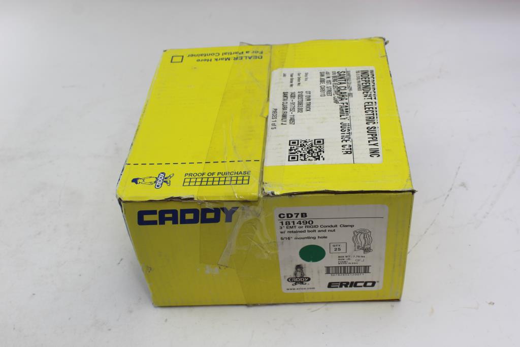 Erico Caddy Conduit Clamps | Property Room