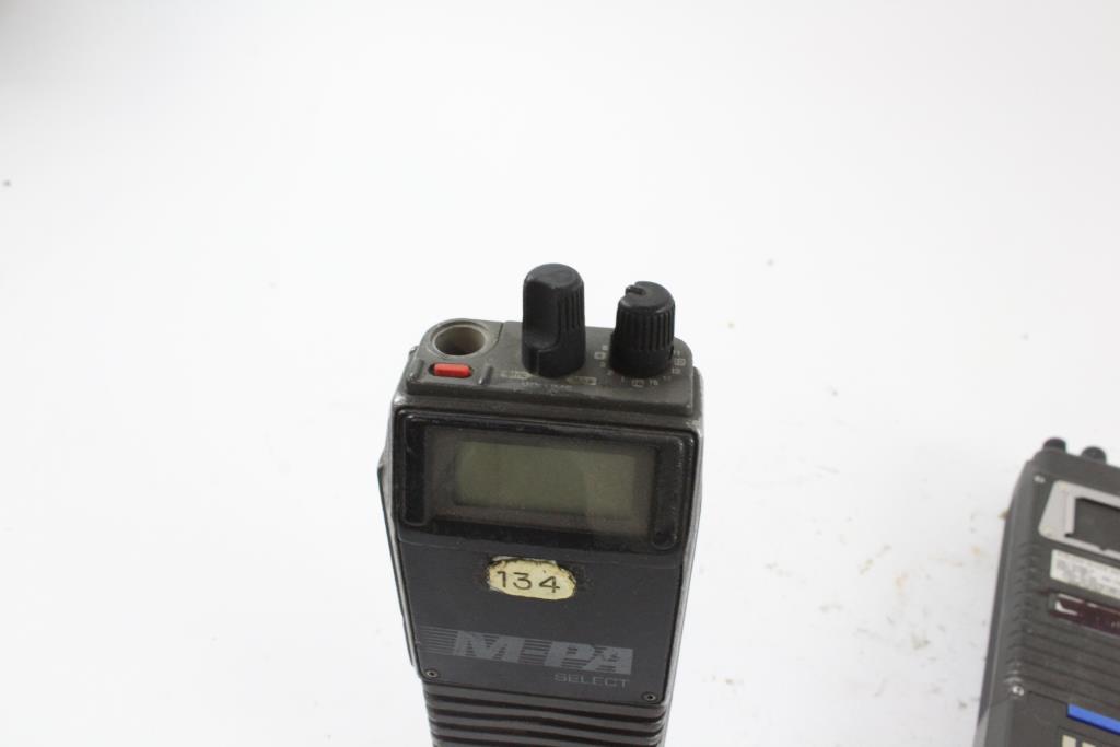 Ericsson And M/A-Com Two Way Handheld Radios, 4 Pieces | Property Room