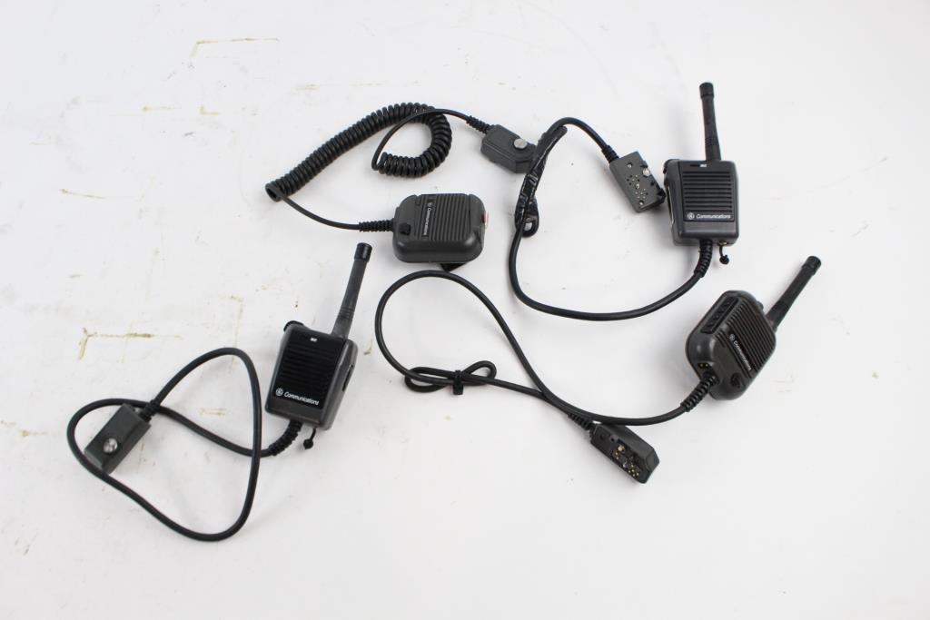 Ericsson GE Shoulder Mics, 4 Pieces | Property Room