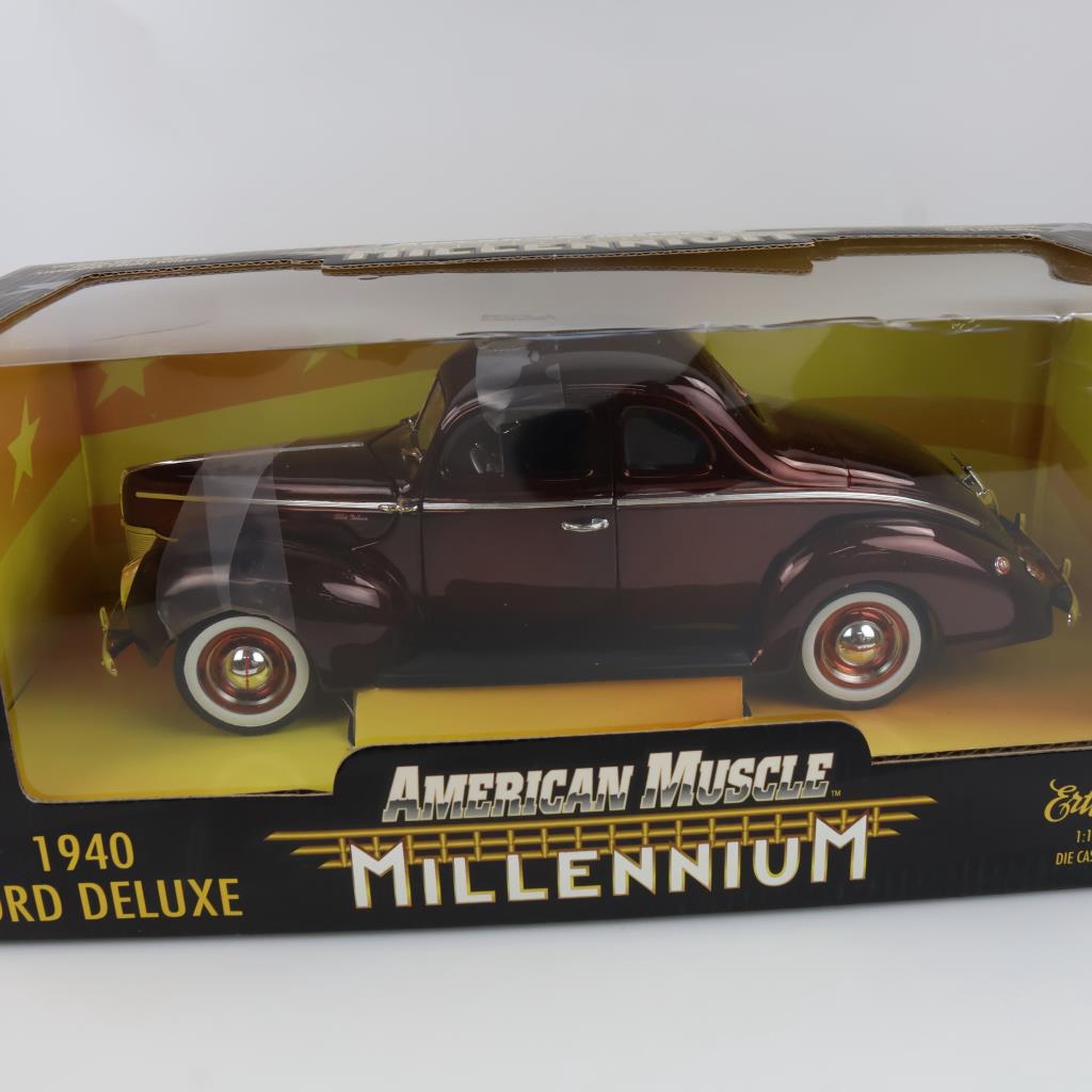 Ertl Collectibles American Muscle Millenium 1940 Ford Deluxe Model Car ...