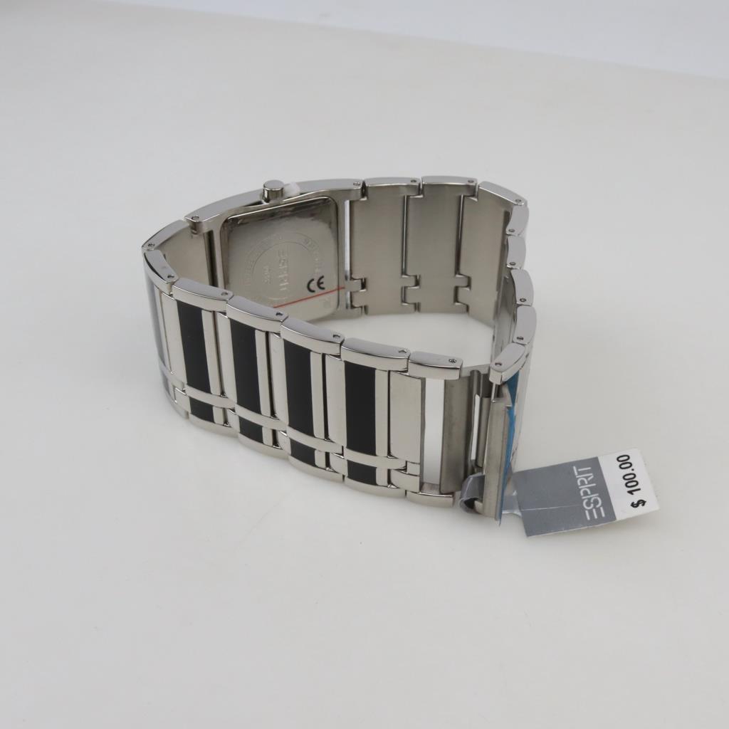 Esprit Black Dial Clear Stone Accent Watch | Property Room