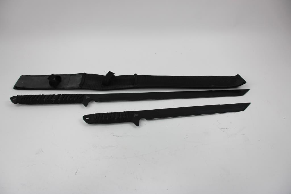 EvaTac ET-RKBLK, SOG Trio Knives In Sheath, SOG Axe, And More, 6 Pieces ...