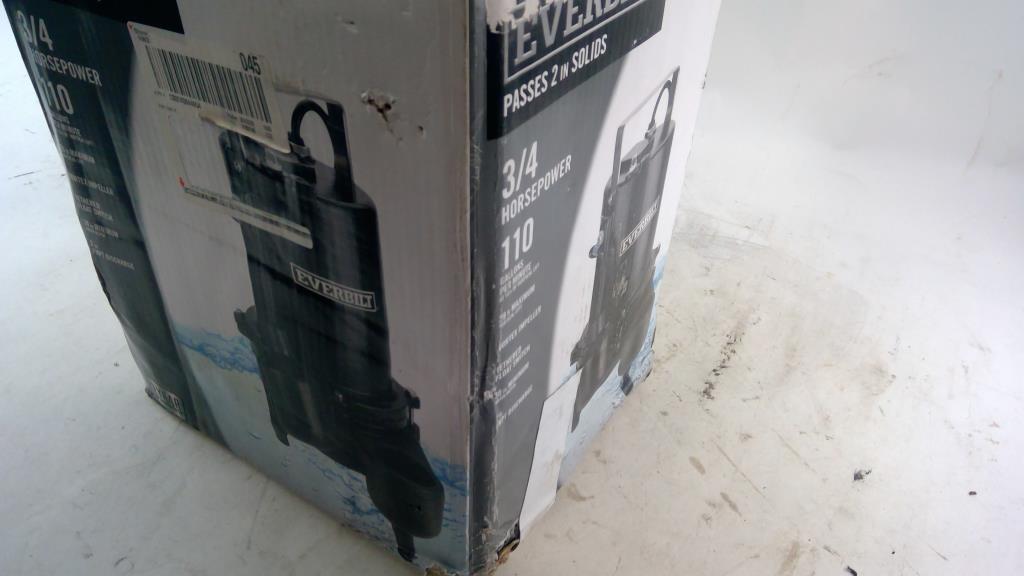 Everbilt Proffesional Sewage Pump | Property Room