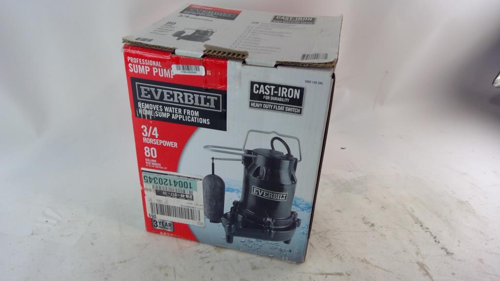 Everbilt Sump Pump | Property Room