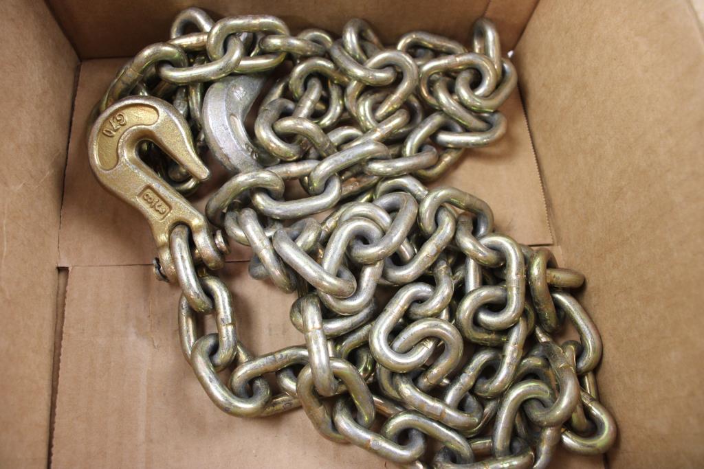 Everbilt Uncoated Wire Rope, And G70 Towing Chain, 2 Pieces | Property Room