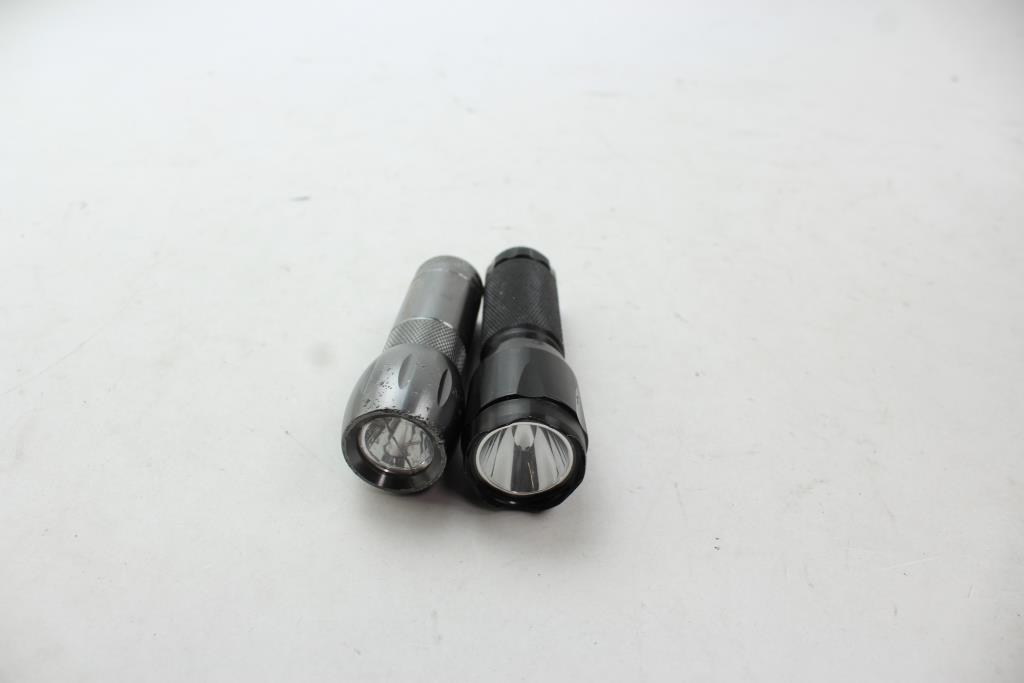 Eveready, Techlite, & More Assorted Flashlights; 5+ Pieces | Property Room