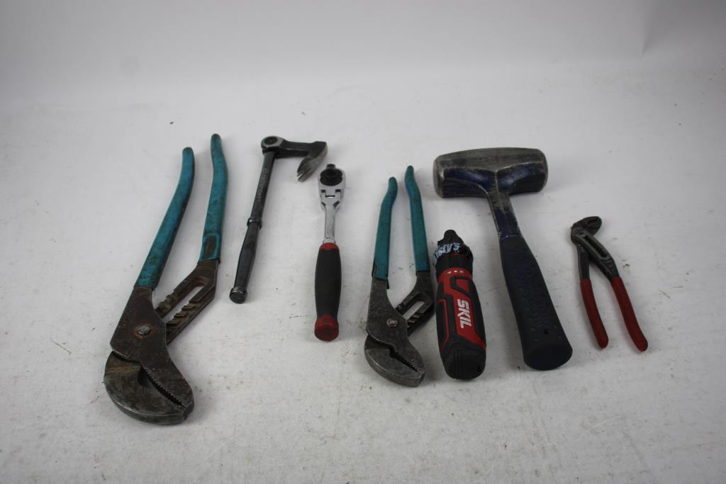 Everest Tool Bag With Hammer, Wrench, And More | Property Room