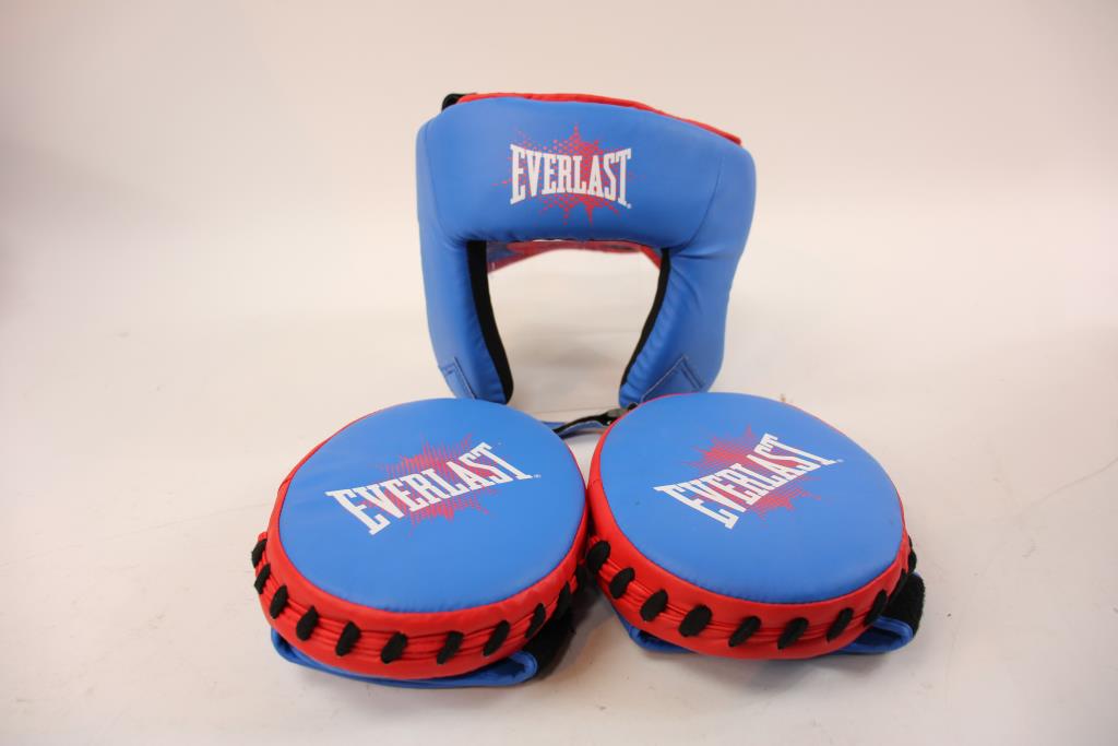 Everlast, Combat Sports Boxing Gloves, And More With Nike Duffle Bag, 3 ...
