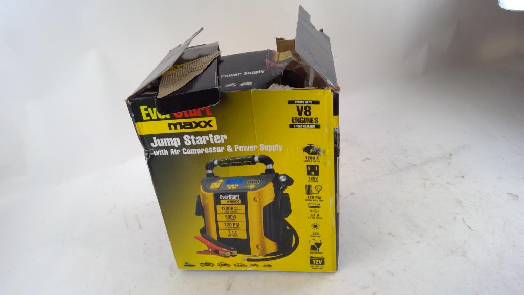 Everstart Maxx Jump Starter With Air Compressor | Property Room