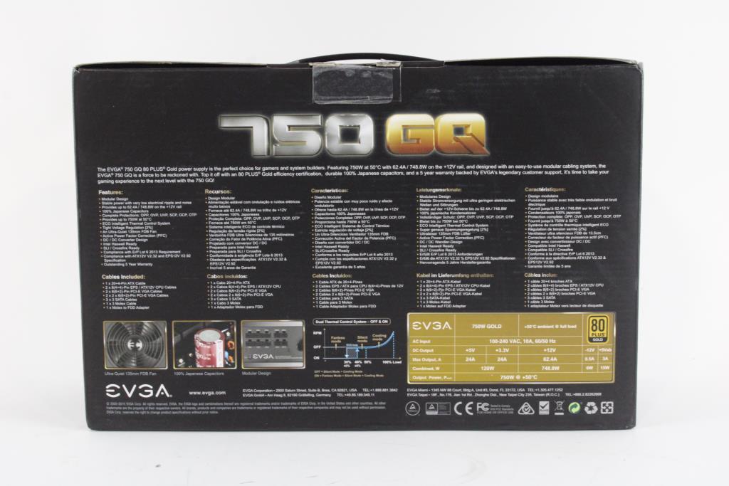 EVGA 750 Watt Power Supply | Property Room