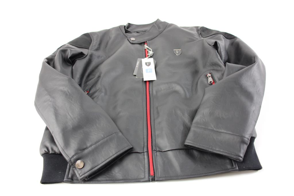 F Collection Leather Jacket, Size S | Property Room
