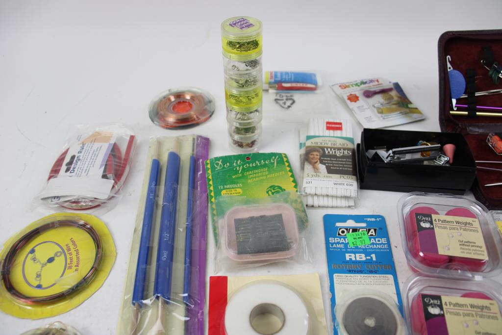 Fabric Tube Turners, Beading Needles, Pattern Weights, And More ...
