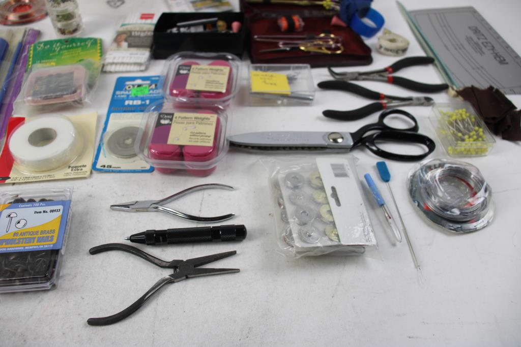 Fabric Tube Turners, Beading Needles, Pattern Weights, And More ...