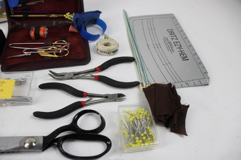 Fabric Tube Turners, Beading Needles, Pattern Weights, And More ...
