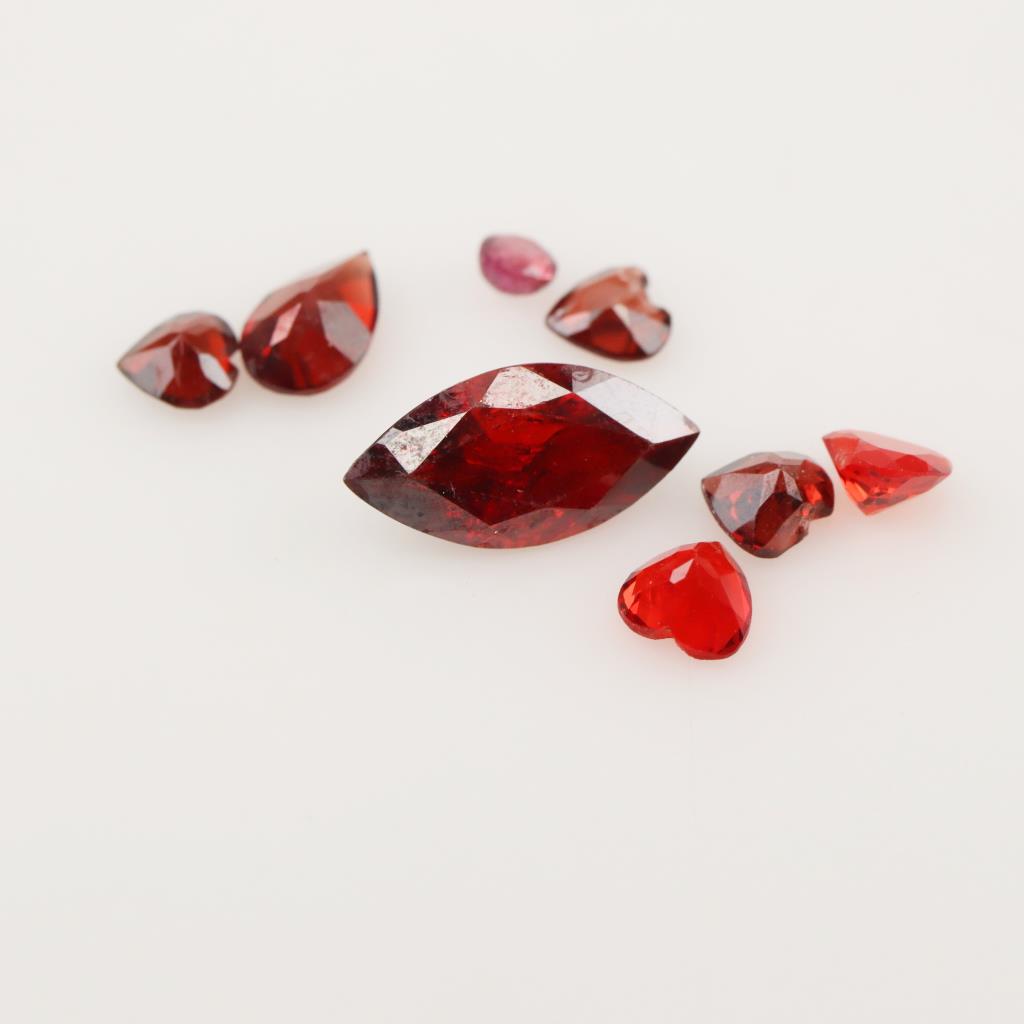 Faceted Loose Ruby And Spinel Craft Stones | Property Room