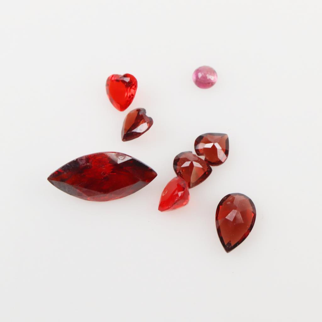 Faceted Loose Ruby And Spinel Craft Stones | Property Room
