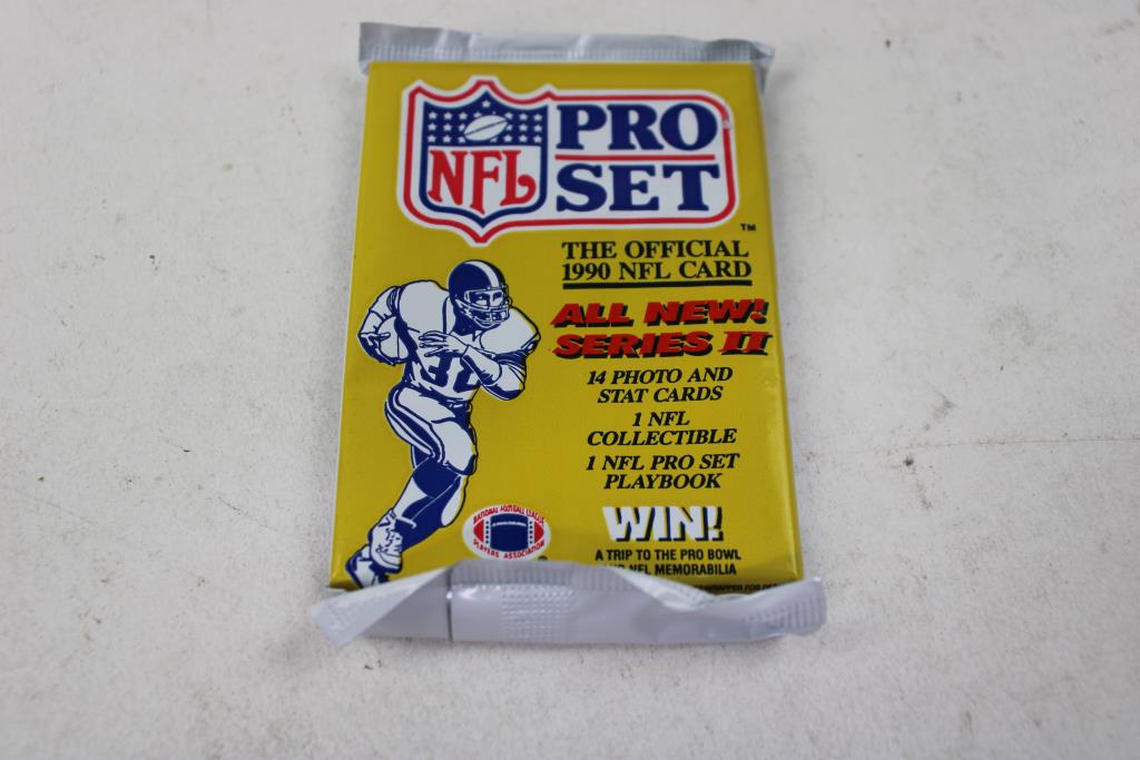 Factory Sealed Pack 1990 NFL Pro Set | Property Room
