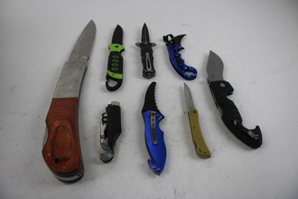 Falcon Switch Knife, UST Switch Knife, And More, 7+ Pieces | Property Room