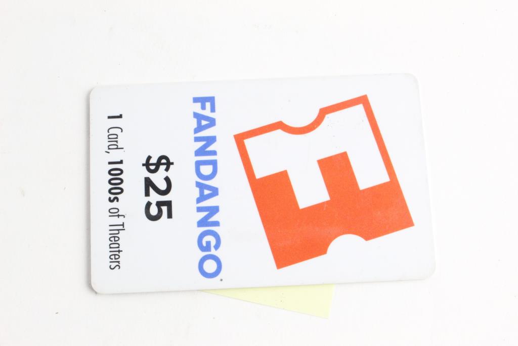 Fandango Gift Card, $25.00 | Property Room