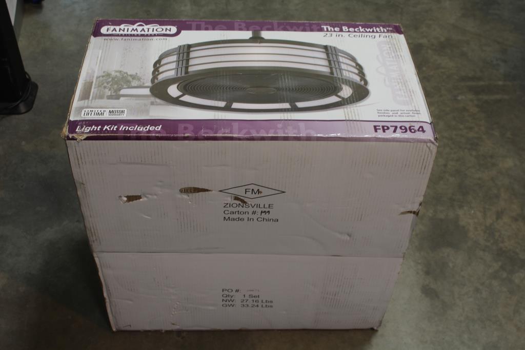 Fanimation 23 Beckwith Ceiling Fan With Remote | Shelly Lighting