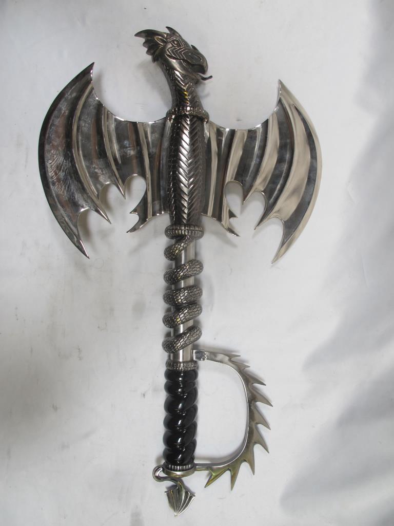 Fantasy Dragon Wing Blade Axe | Property Room