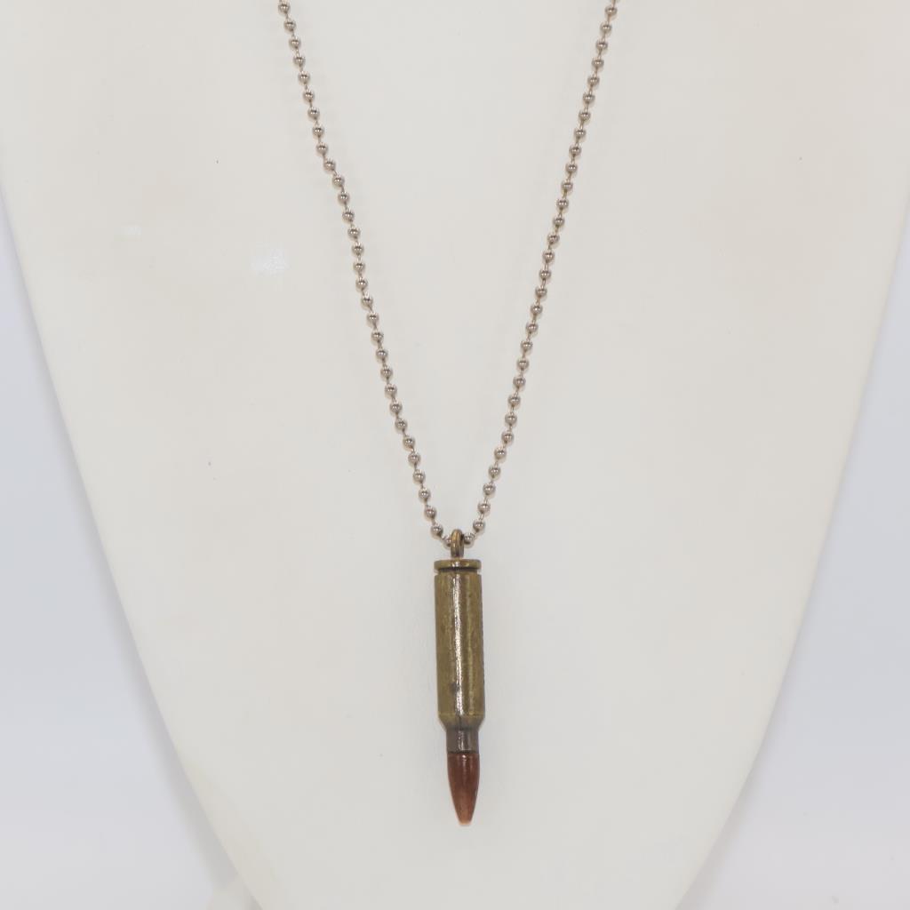 Fashion Necklace With Bullet Pendant | Property Room