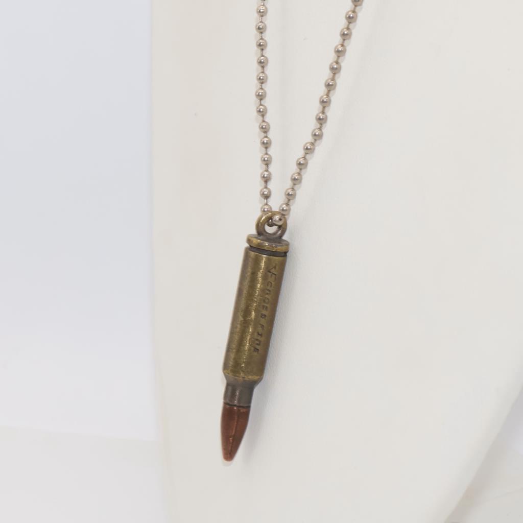 Fashion Necklace With Bullet Pendant | Property Room