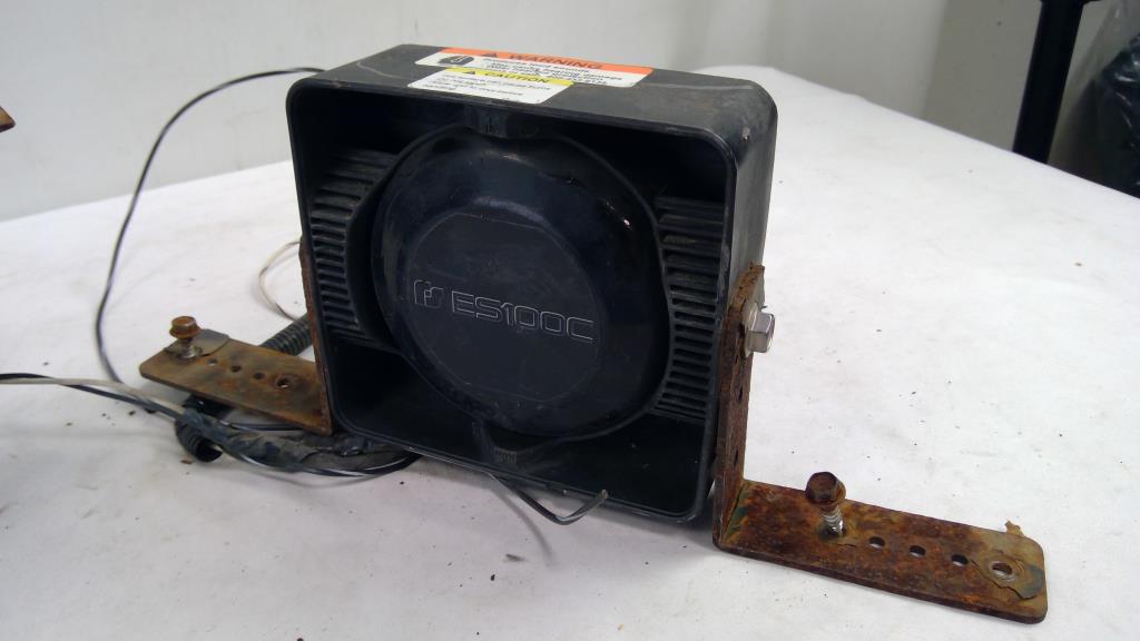 Federal Signal Siren Speaker ES100C, Dynamax MS100 Siren Speaker, 2 ...