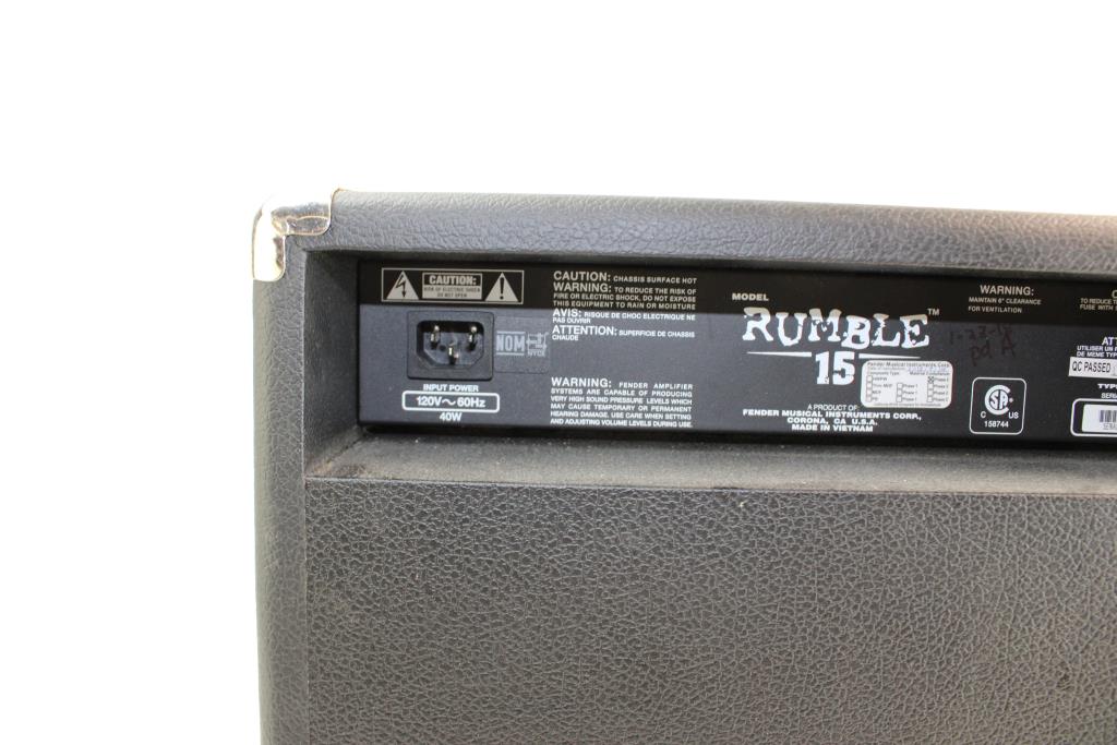 Fender Rumble 15 Bass Amplifier | Property Room