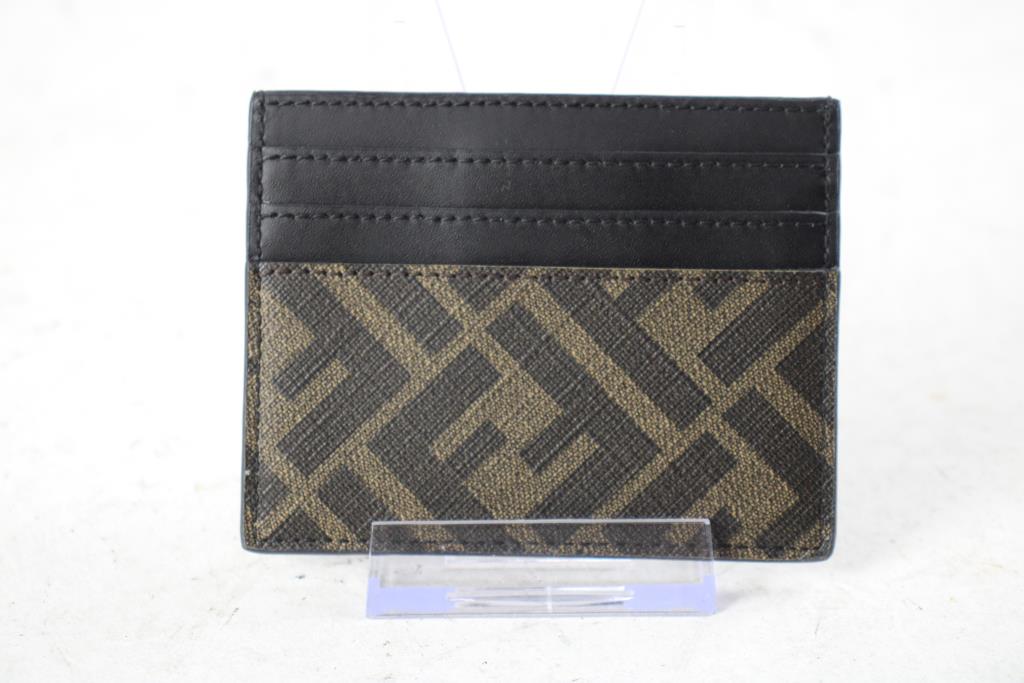 Fendi Diagonal Card Holder - Doublechecked By Entrupy | Property Room