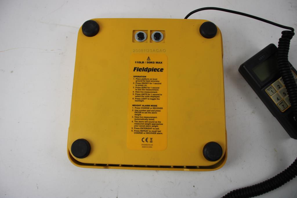 Fieldpiece Refigerant Scale With Alarm, SRS1 | Property Room