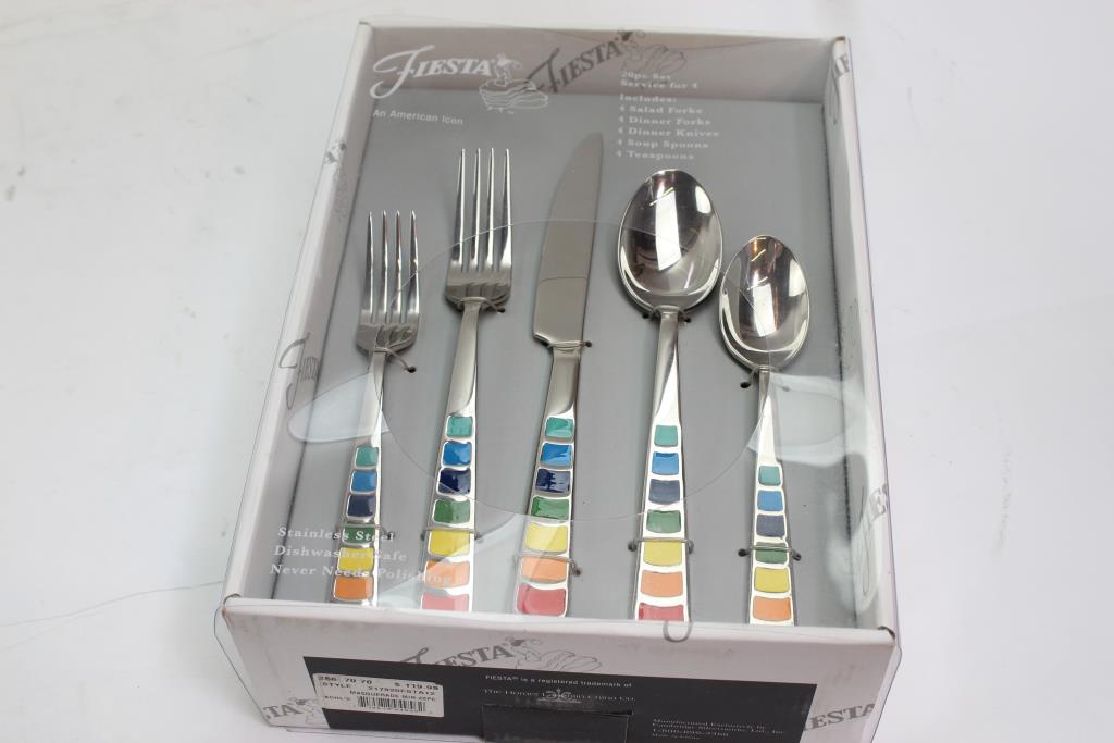 Fiesta 20 Piece Flatware Set Property Room