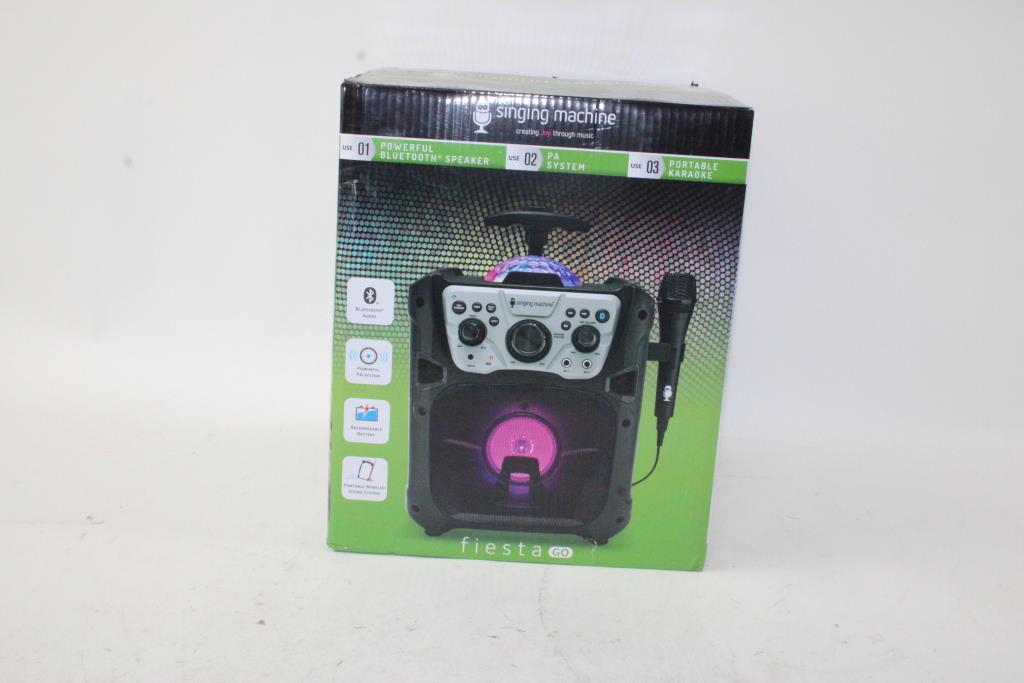Fiesta Go Singing Machine Karaoke Powerful Bluetooth Speaker | Property ...