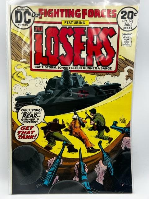 Fighting Forces Featuring The Losers No. 146 Jan 1974 DC Comics ...