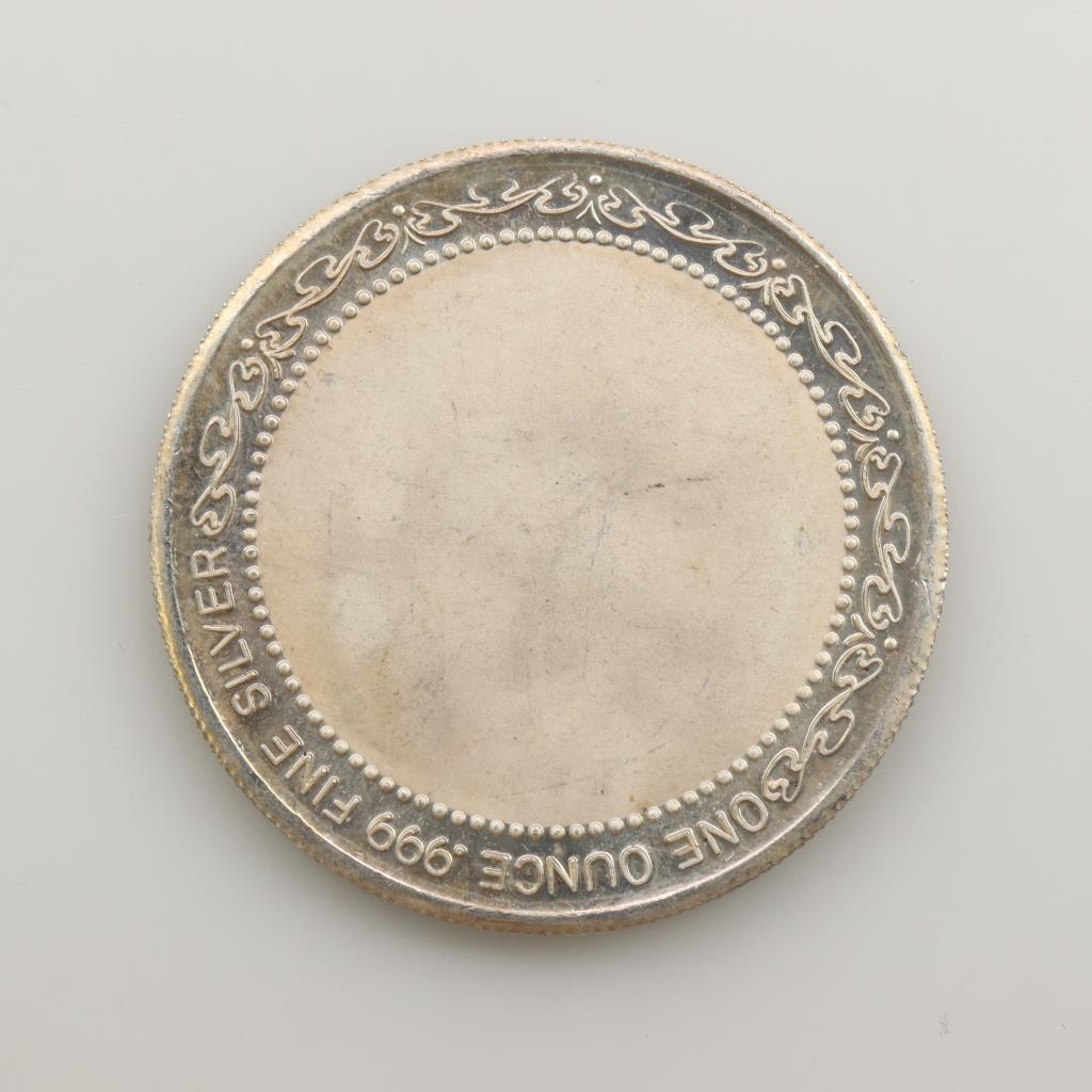Fine Silver American Steam Locomotive 1oz Round | Property Room