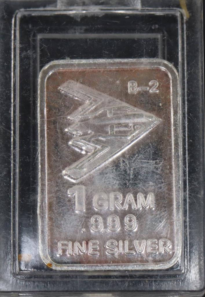 Fine Silver B-2 Spirit 1g Bar | Property Room