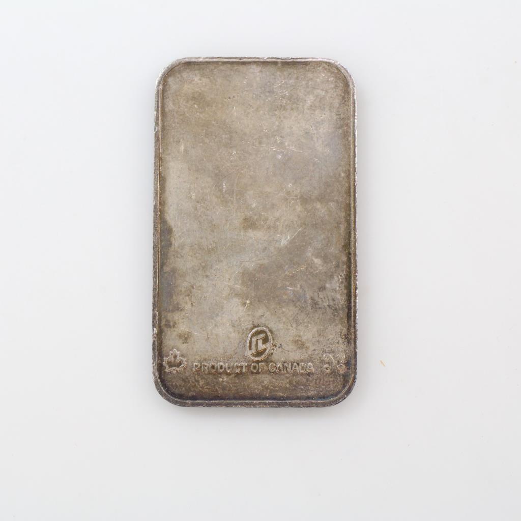 Fine Silver National Refiners Assayers Bar 1 Troy Oz | Property Room
