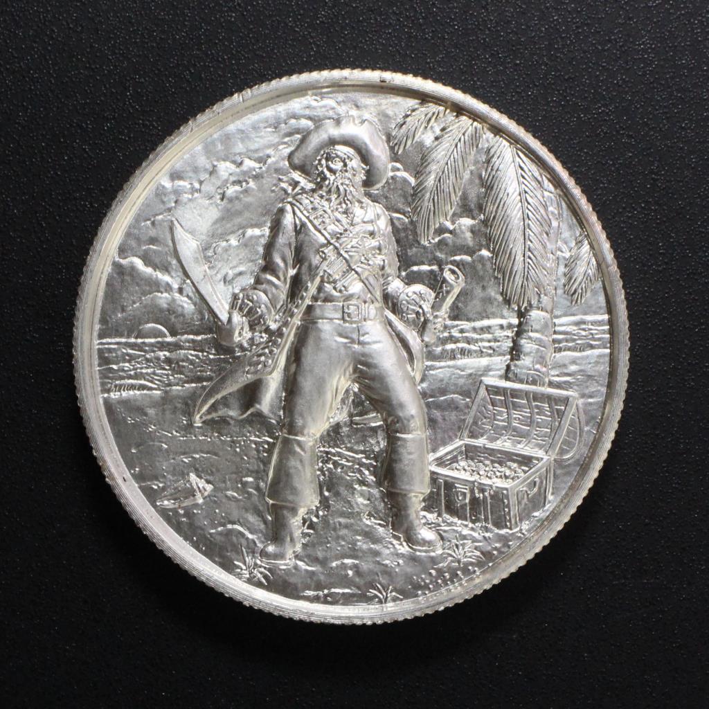 Fine Silver Privateer Series 2oz Pirate Round | Property Room