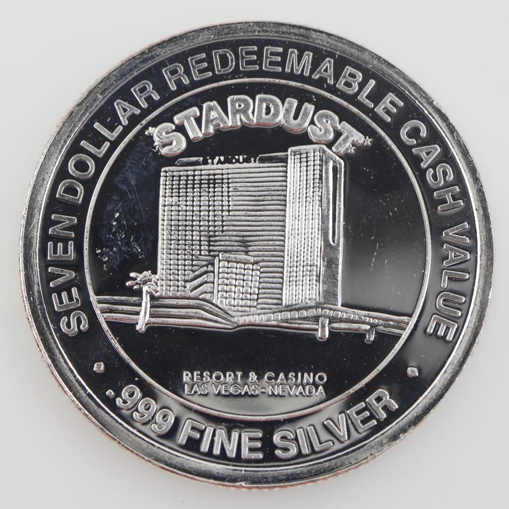 Fine Silver Stardust Gaming Token | Property Room
