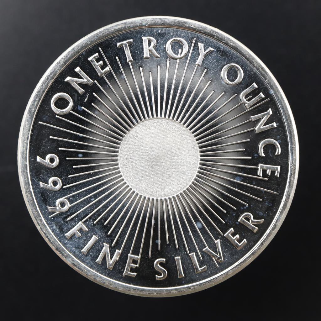 Fine Silver Sunshine Minting 1 Troy Oz Round | Property Room