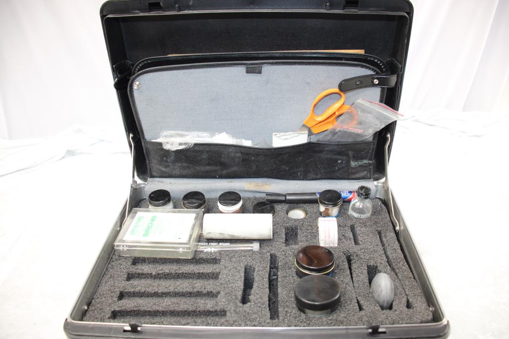 Fingerprint Kit In Black Hard Samsonite Case | Property Room