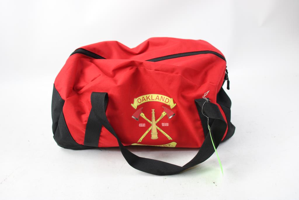 Fire Department Bag, Helmet, Flashlight | Property Room